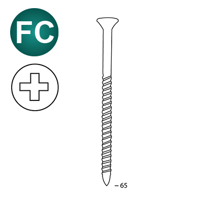 Scrail 28/32 x 65 FasCoat PH2 - Produit - Alsafix